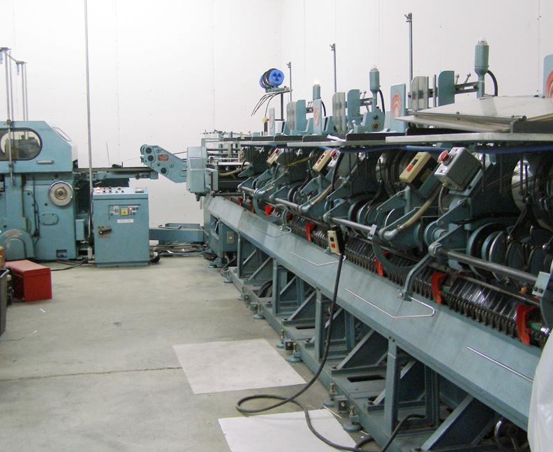 Lot #54: SANKOK ITOH SADDLE STITCHER, YEAR: 1990, 6 POCKET, 2 HEAD ...